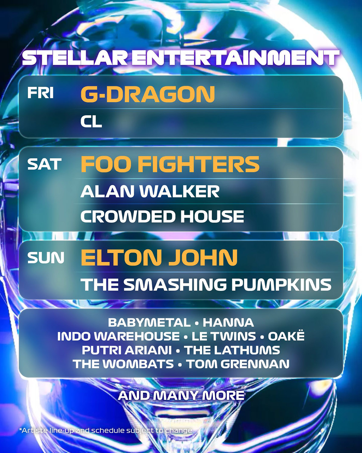 Singapore F1 Grand Prix 2025 Entertainment Line-up includes G-Dragon ...